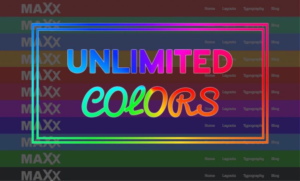 Unlimited Color - Mighty Maxx Theme - Super Power Theme for Wordpress